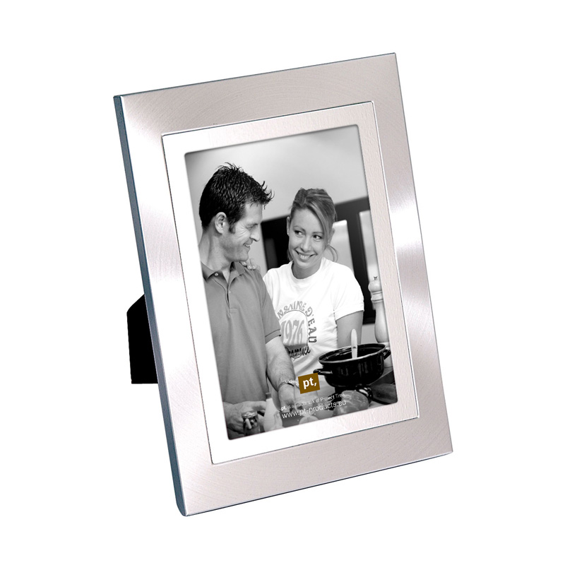 Geschenkwichtel - Duo Tone Steel Bilderrahmen 10x15 Edelstahl